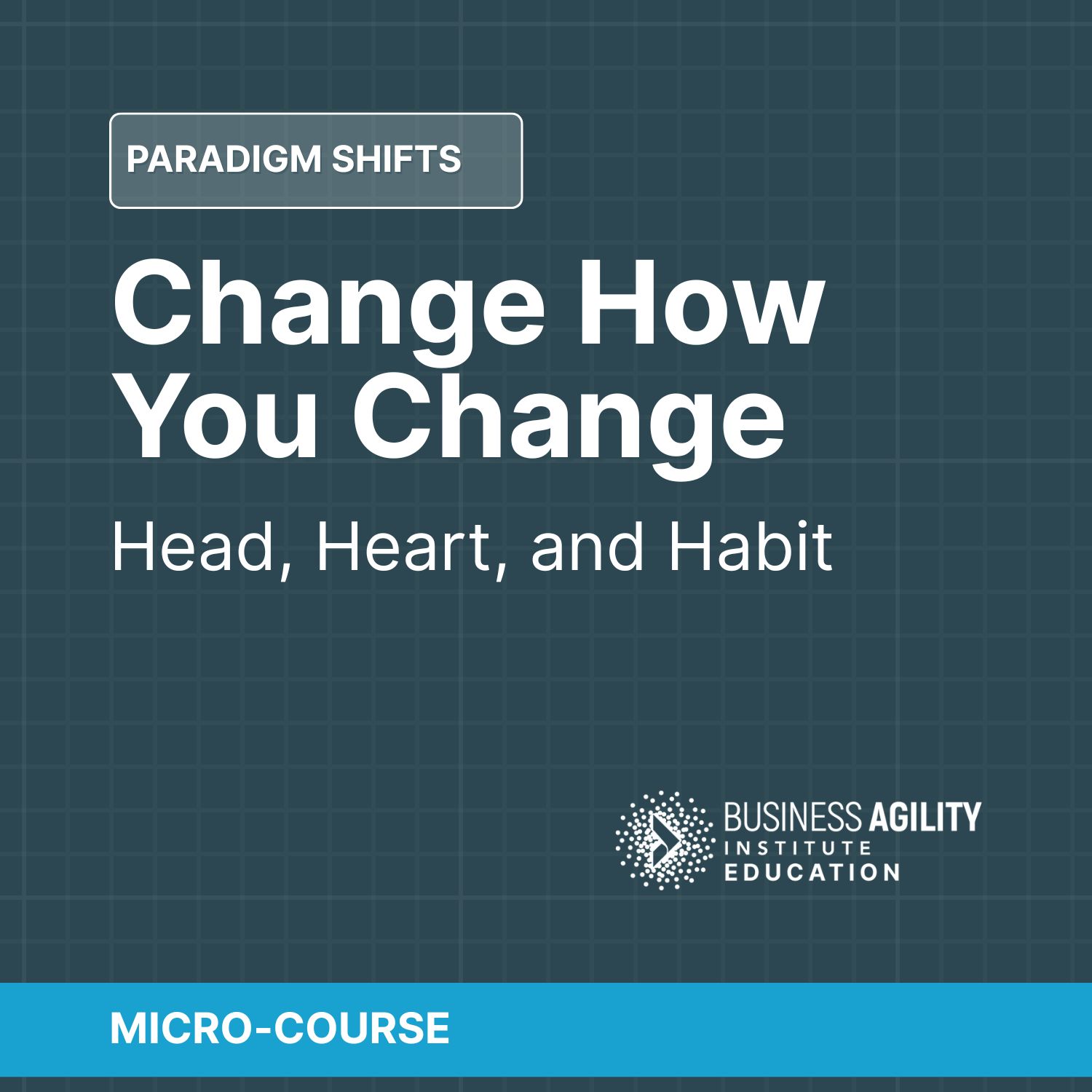 Change How You Change: Head, Heart, and Habit